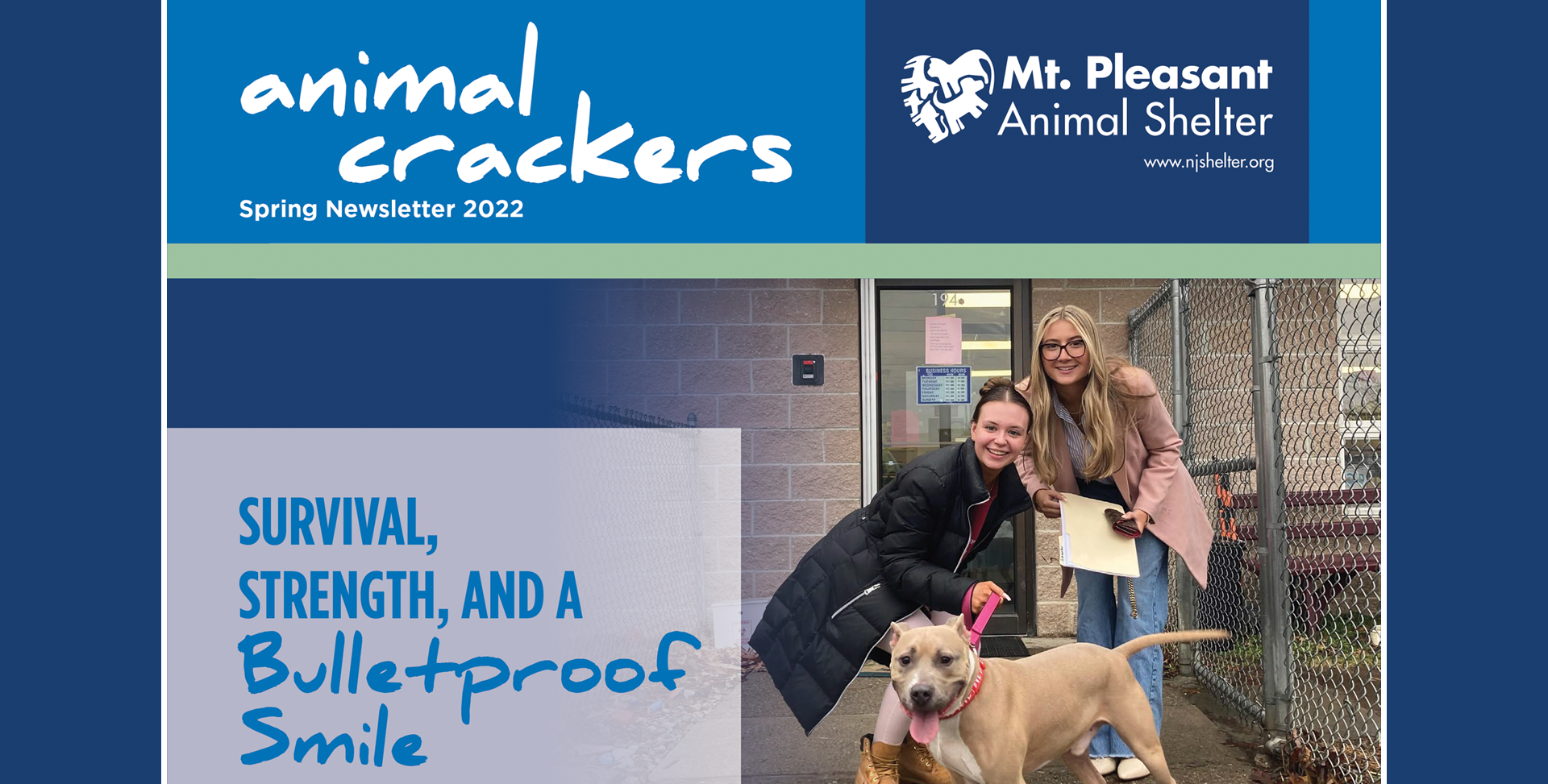 Read All About It: Spring Newsletter - Mt. Pleasant Animal Shelter