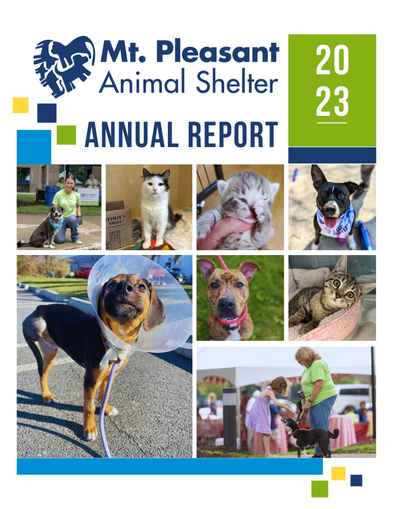 Annual Report 2023 - Mt. Pleasant Animal Shelter