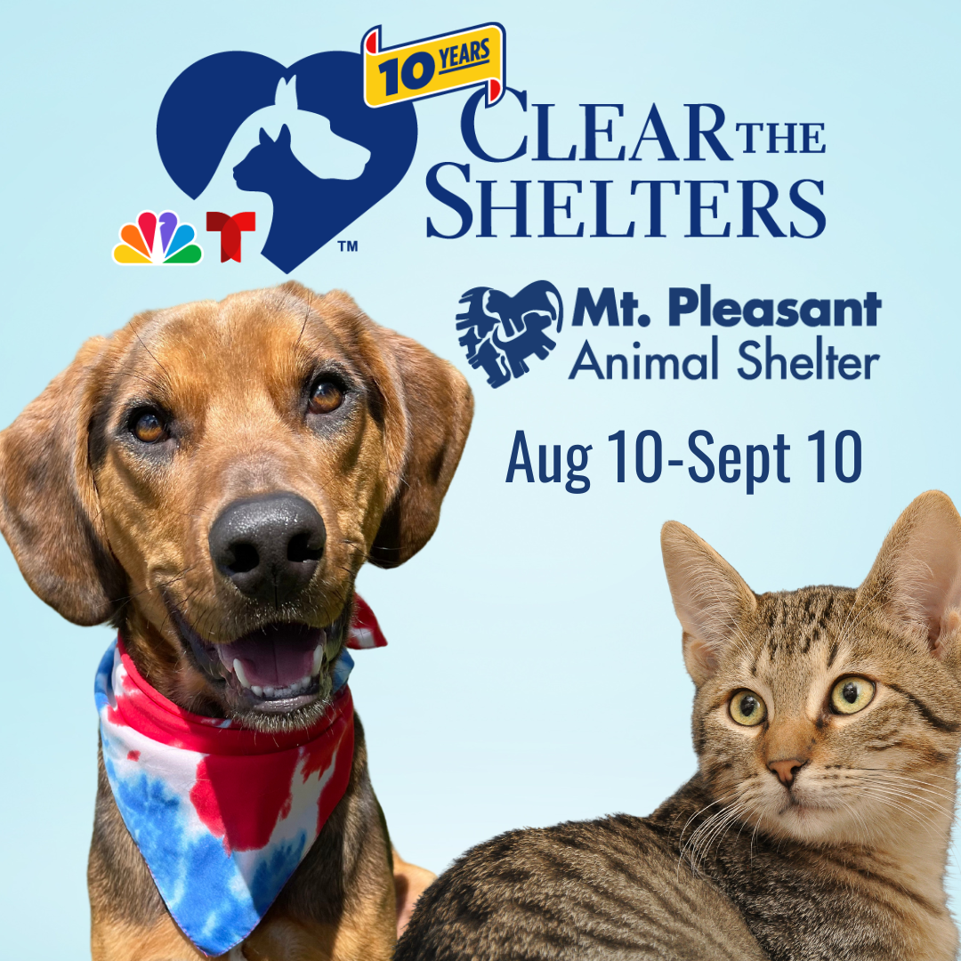 Clear the Shelters - Mt. Pleasant Animal Shelter